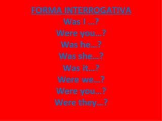 The verb To Be - Simple Past | PPT