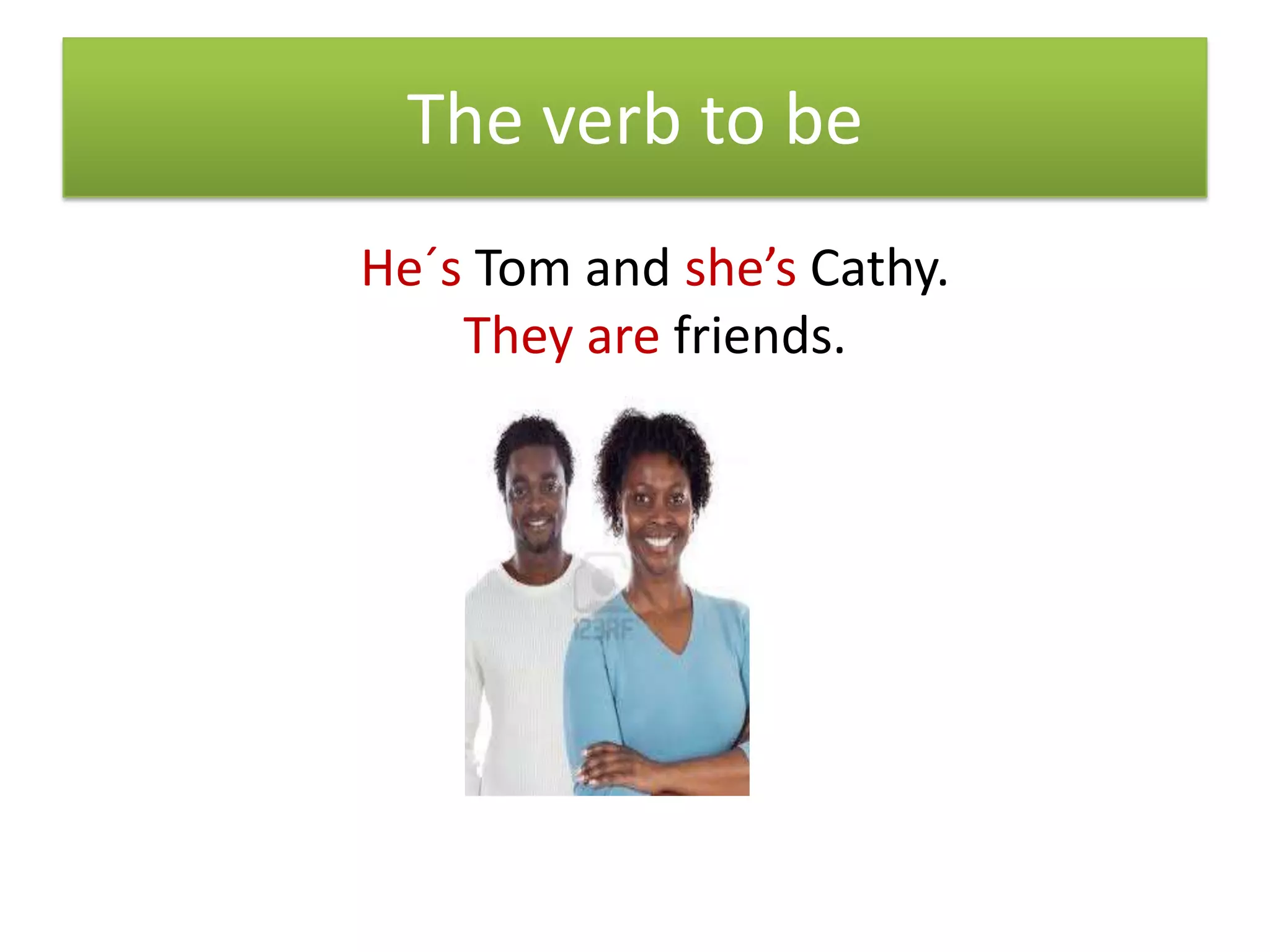 The verb to be | PPTX