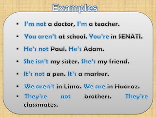 The verb to be | PPT