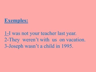 The verb to be simple past | PPTX