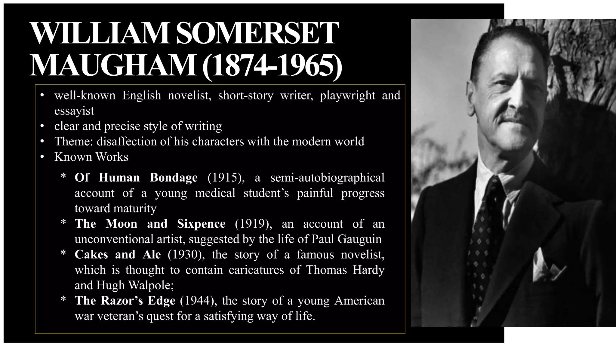 The Verger by Somerset Maugham | PPTX