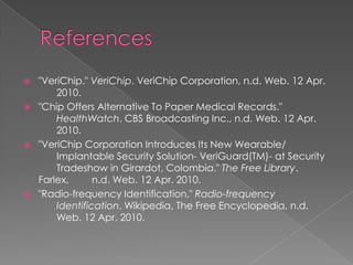 The Veri Chip | PPT