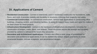 The Versatility and Importance of Cement in Construction Projects | PPT