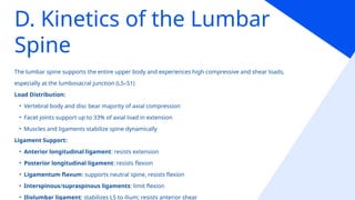 Biomechanics of the Vertebral Column: Structure, Movement & Clinical ...