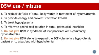 The very basic of iv fluids | PPT