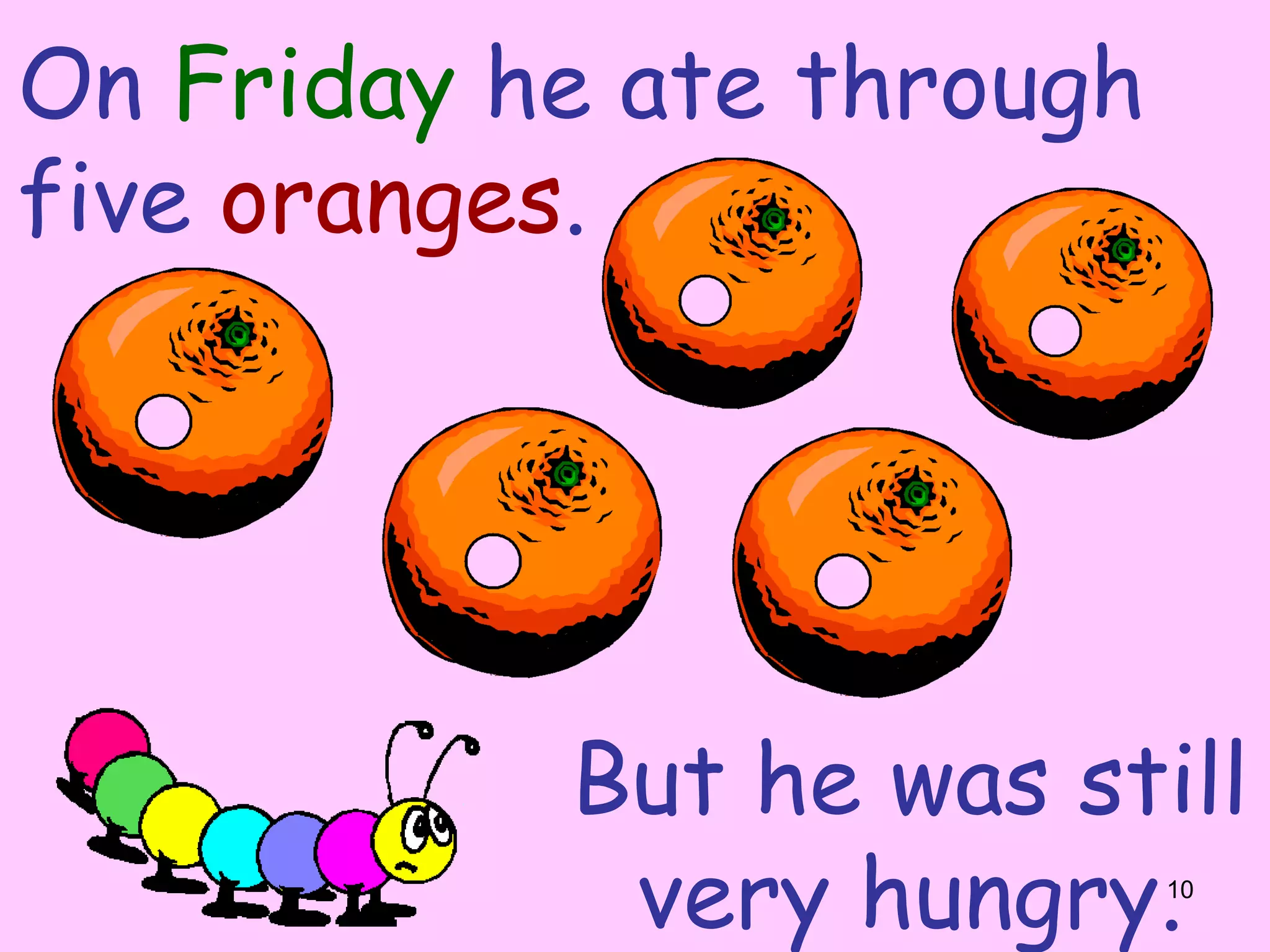 The very hungry caterpillar | PPS