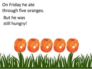 The very hungry caterpillar power point | PPTX
