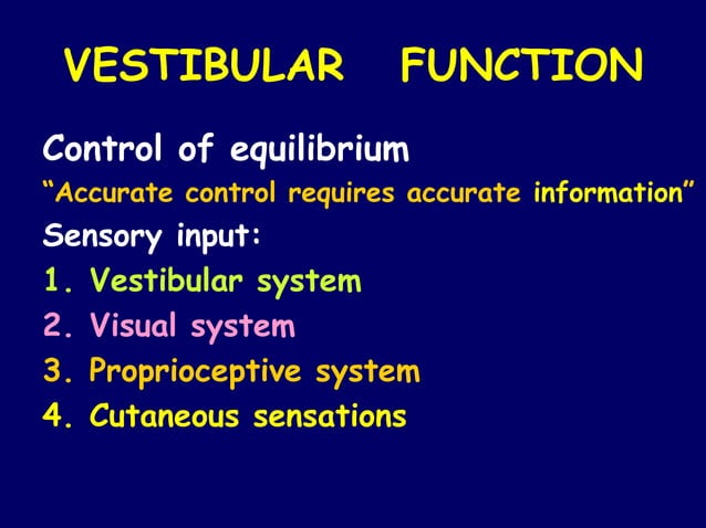 The VESTIBULAR FUNCTION- undergrad lecture-.ppt