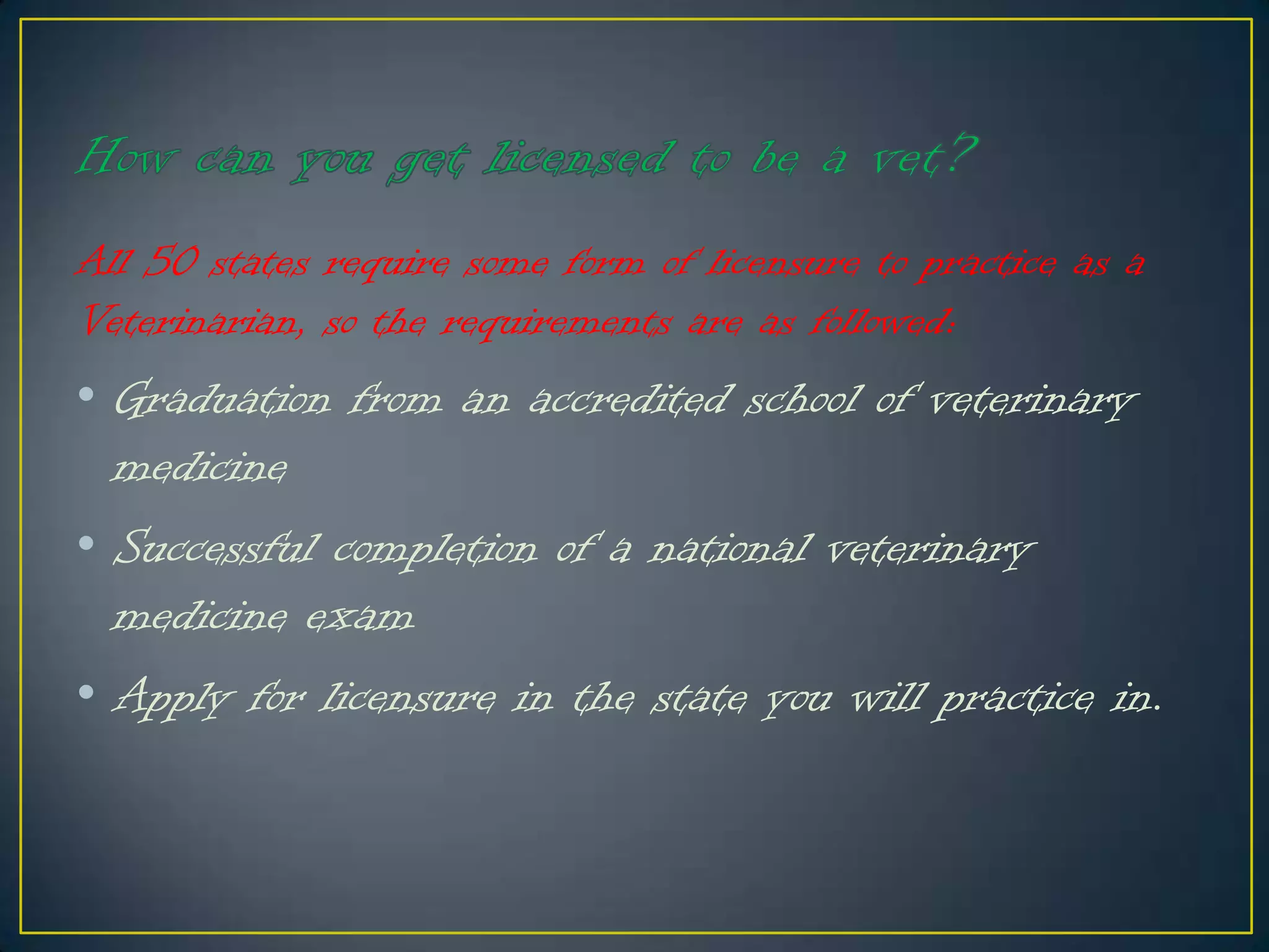 Theveterinarianpowerpoint | PPTX