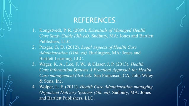 The viability of Personal Health Information MHA690 | PPT