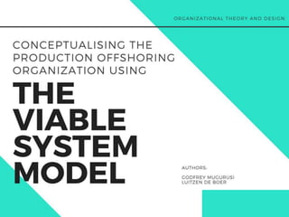 The Viable System Model | PPT