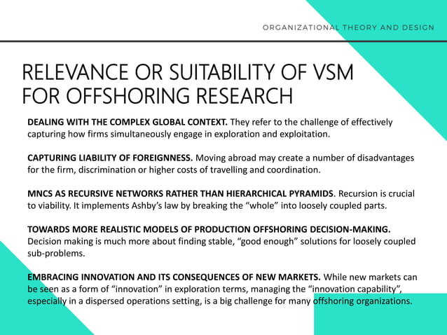 The Viable System Model | PPTX | Business | Business and Finance