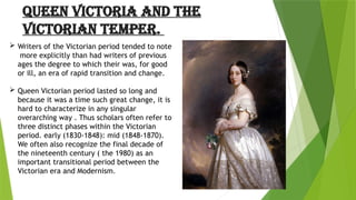 THE VICTORIAN AGE PPTX. QUEEN VICTORIA AGE | PPTX