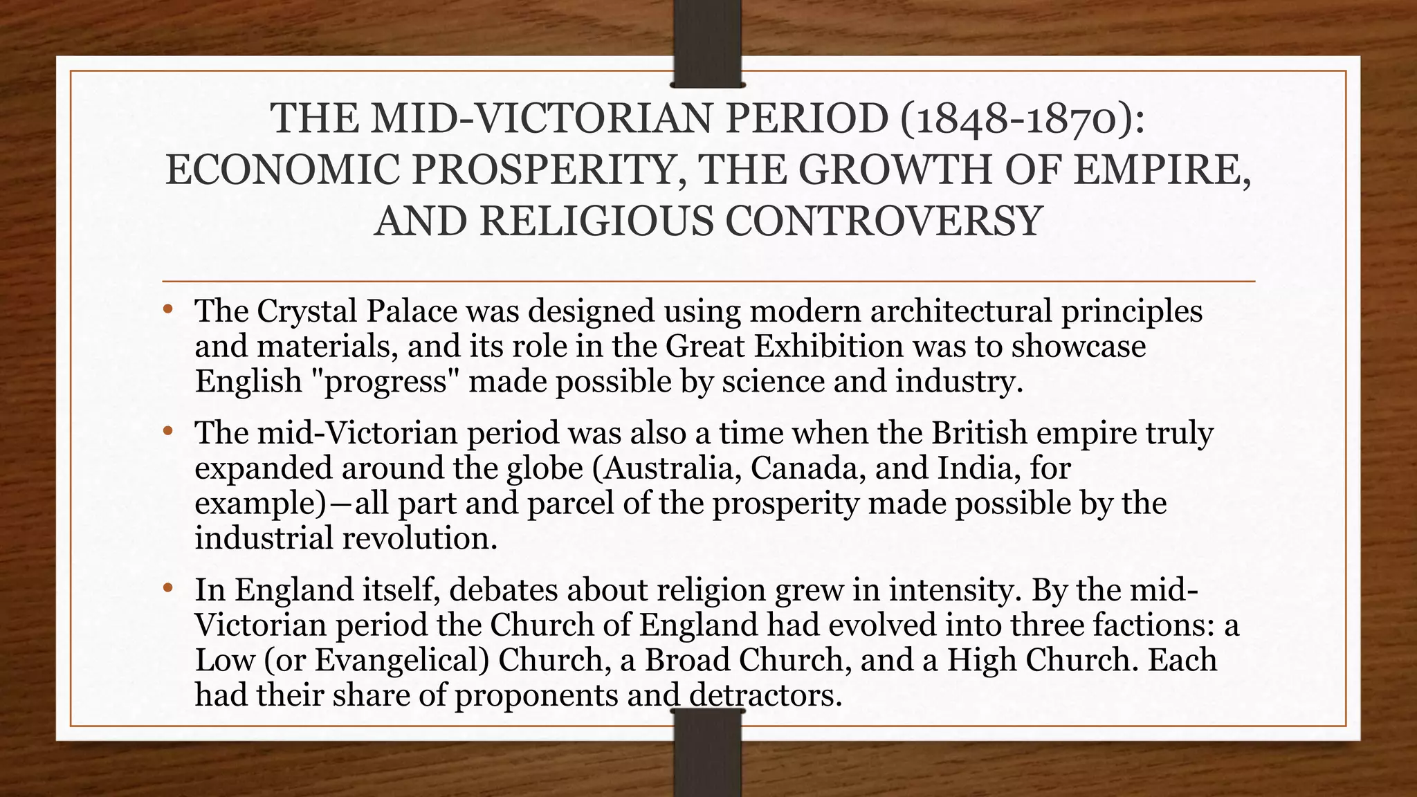 The Victorian Age | PPTX