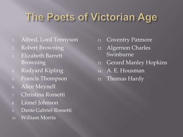 The victorian age | PPT | Free Download