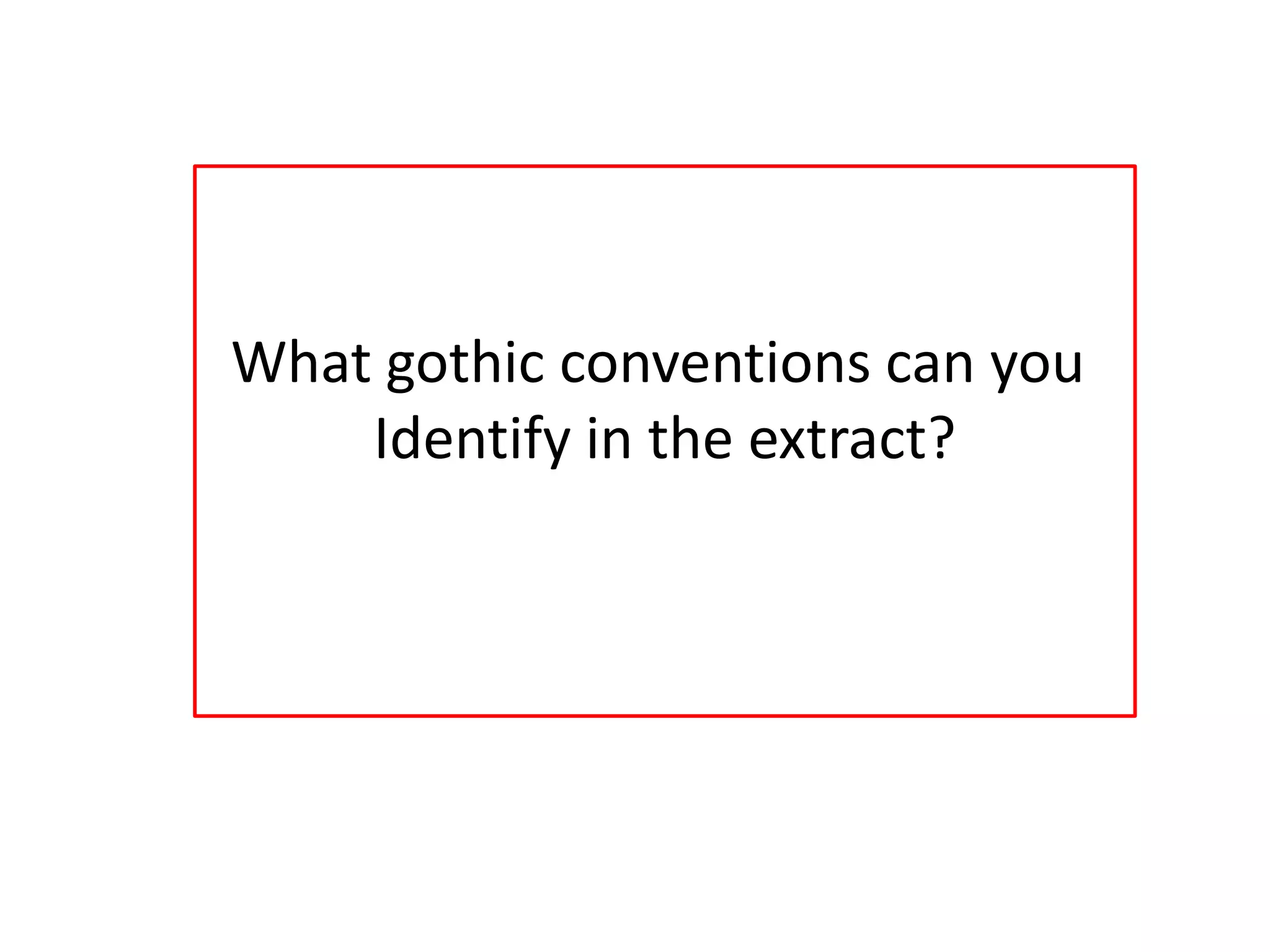 The victorian gothic frankenstein | PPTX