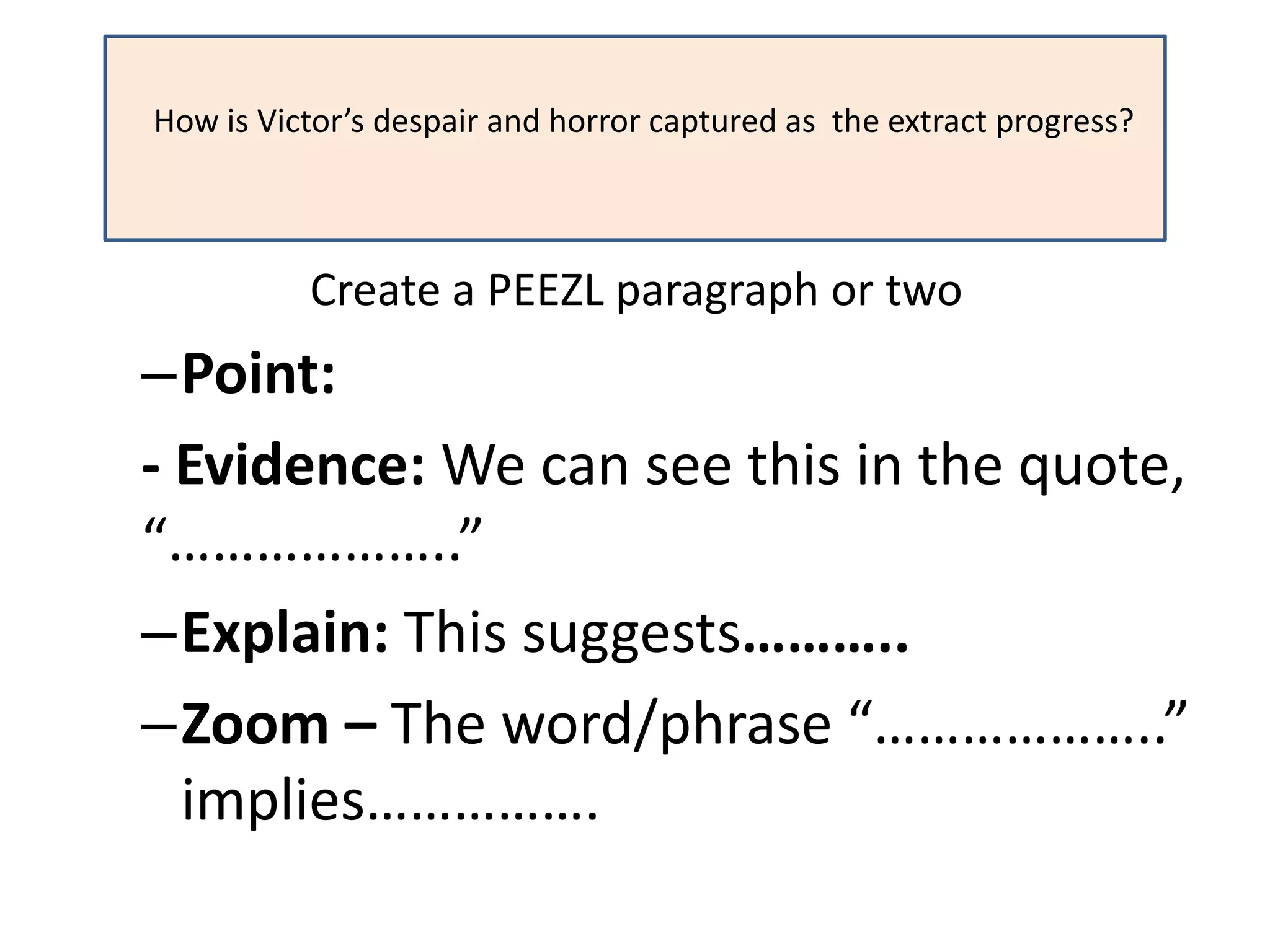 The victorian gothic frankenstein | PPTX | Fiction | Books and Literature