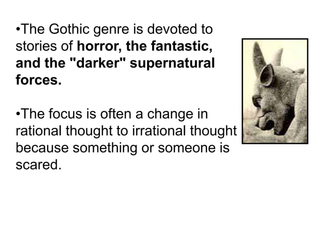 The victorian gothic frankenstein | PPT