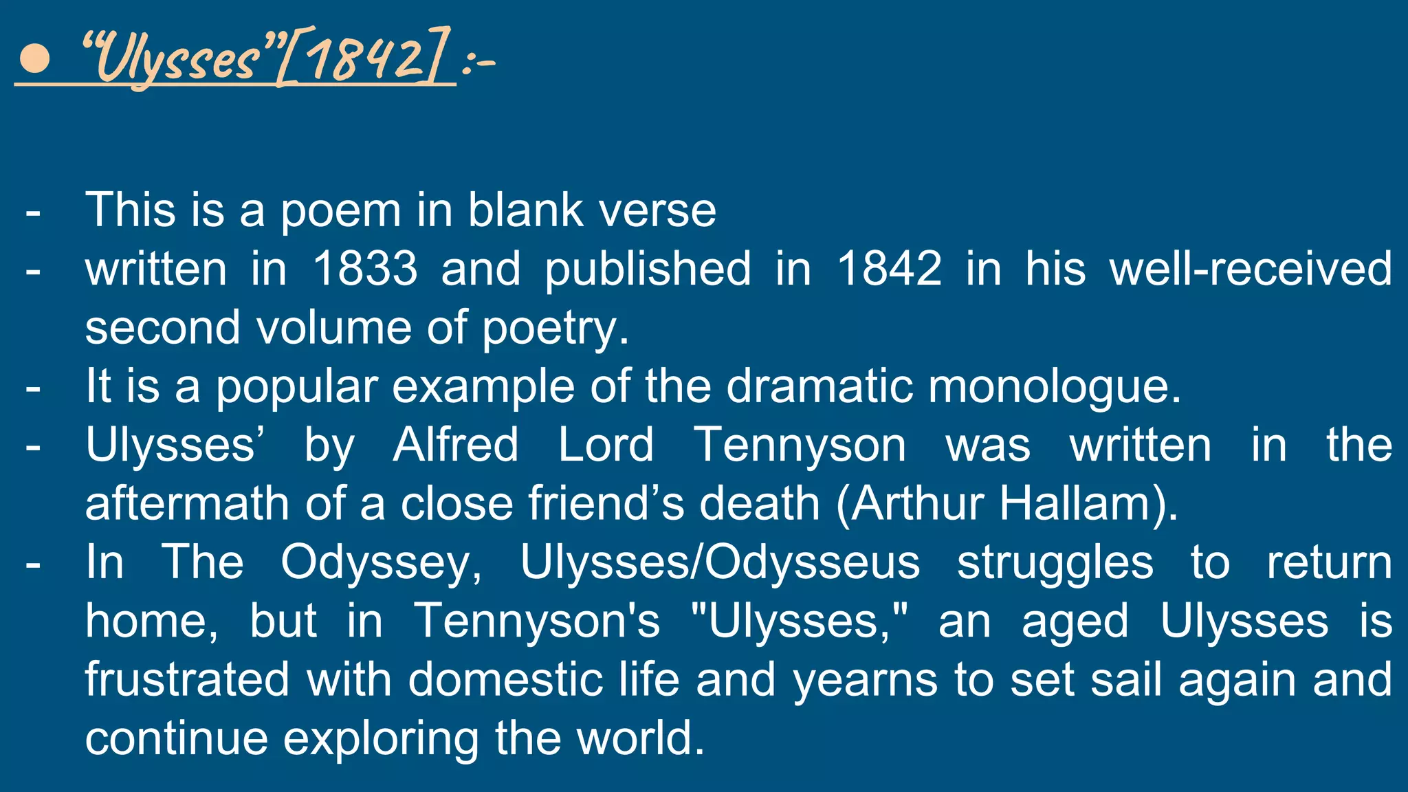 The victorian poets | PPTX