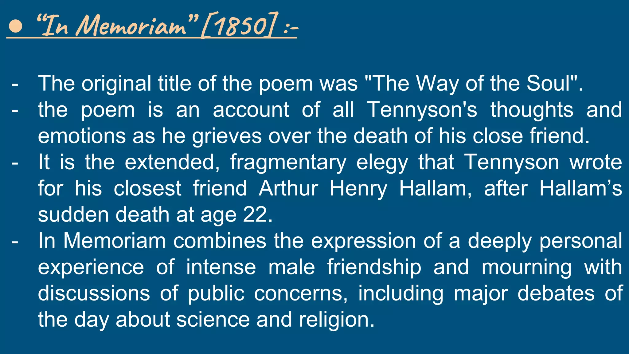 The victorian poets | PPTX