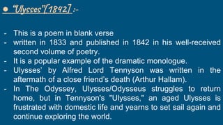 The victorian poets | PPTX