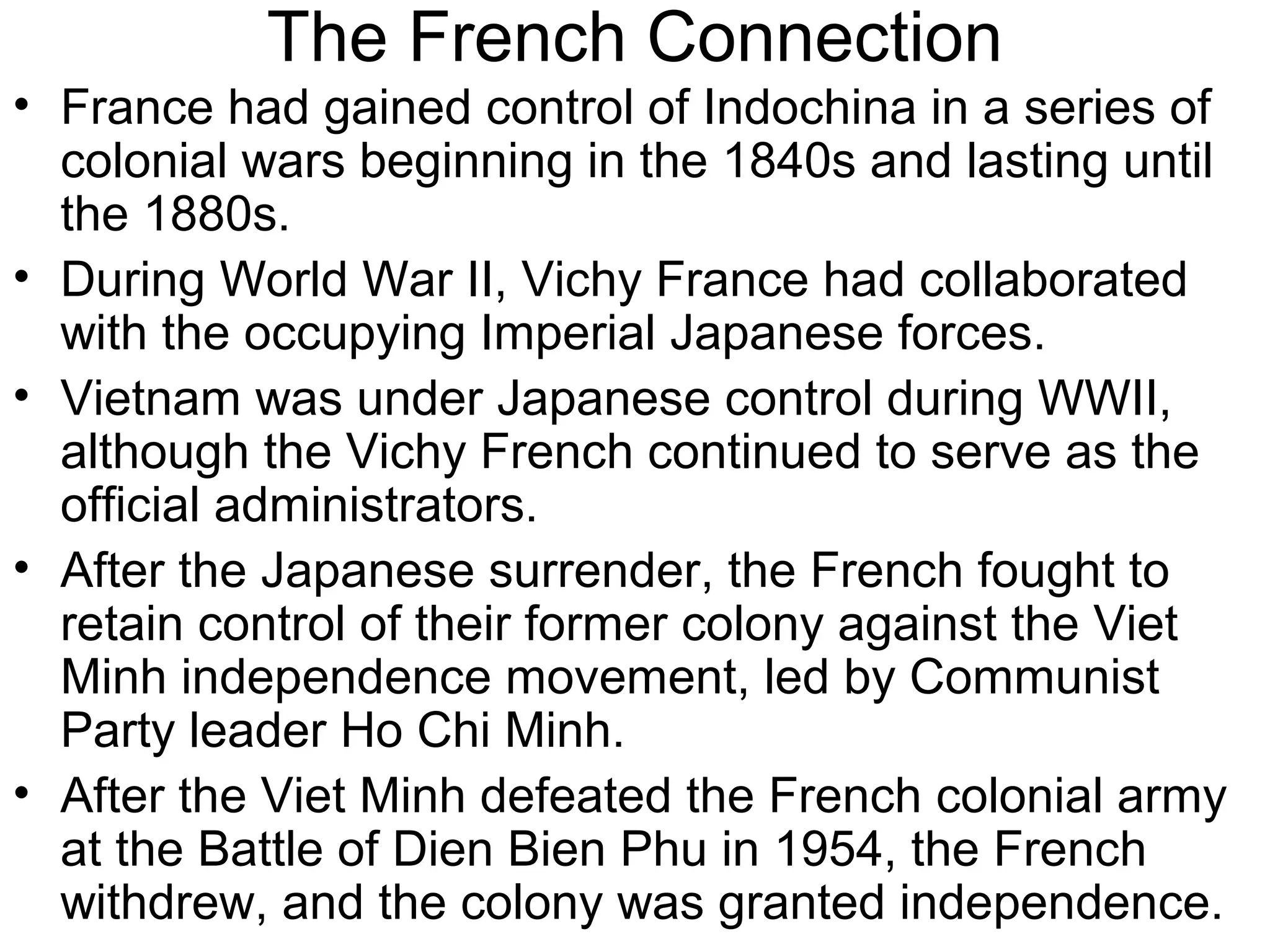 The Vietnam Conflict | PPT