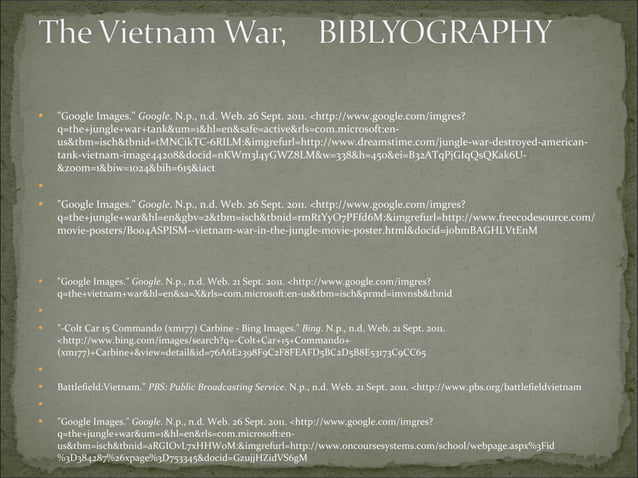 The vietnam war | PPT