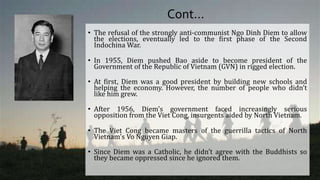 The Vietnam War | PPTX | Death, Injury, or Military Conflict ...