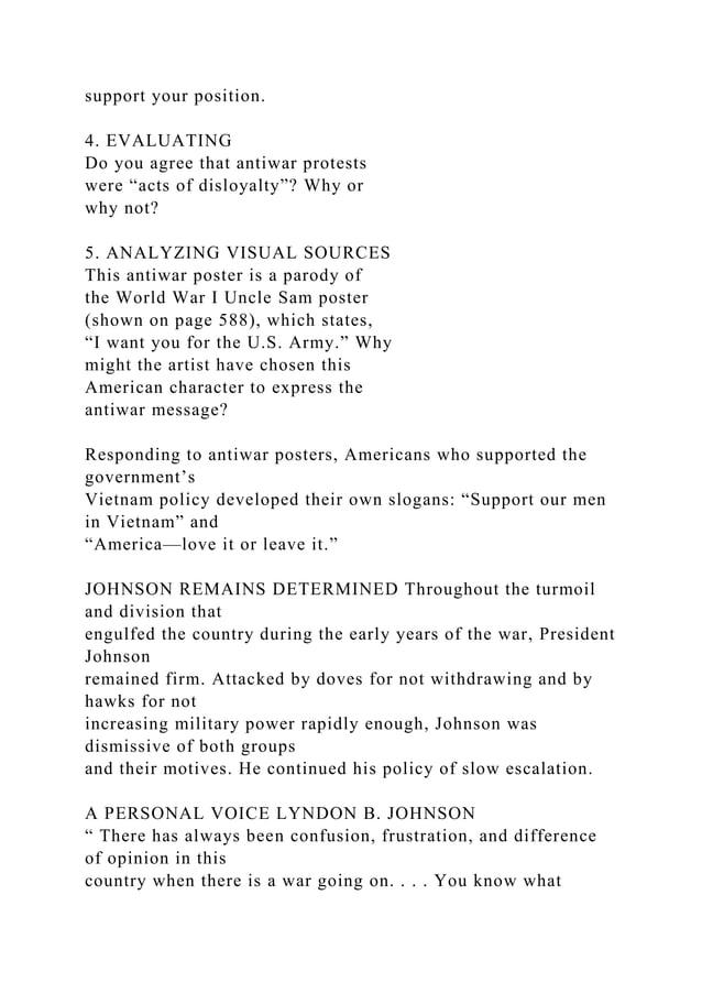 The Vietnam War Years 953•Students for a Democratic Soci.docx