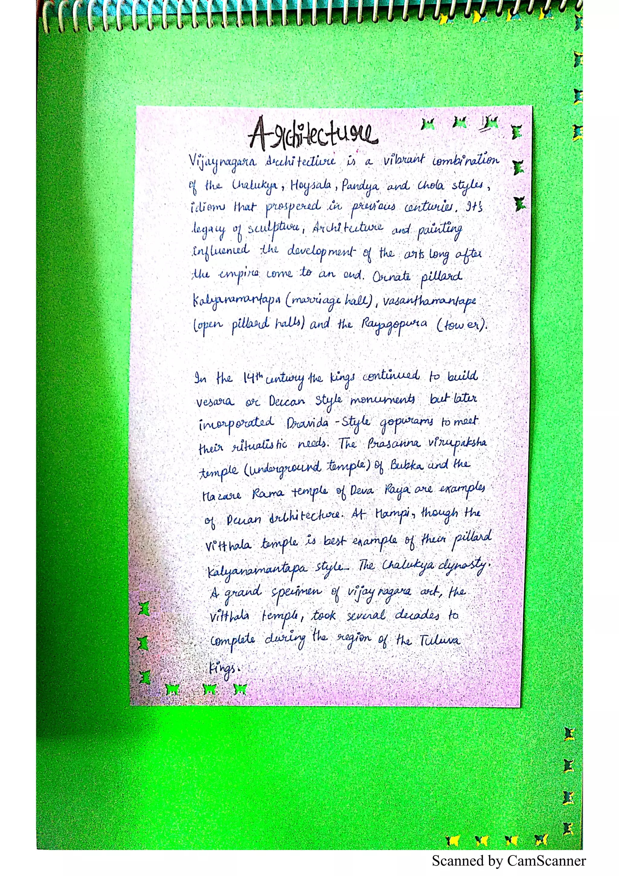 The vijayanagar empire History Project Class 12 CBSE | PDF