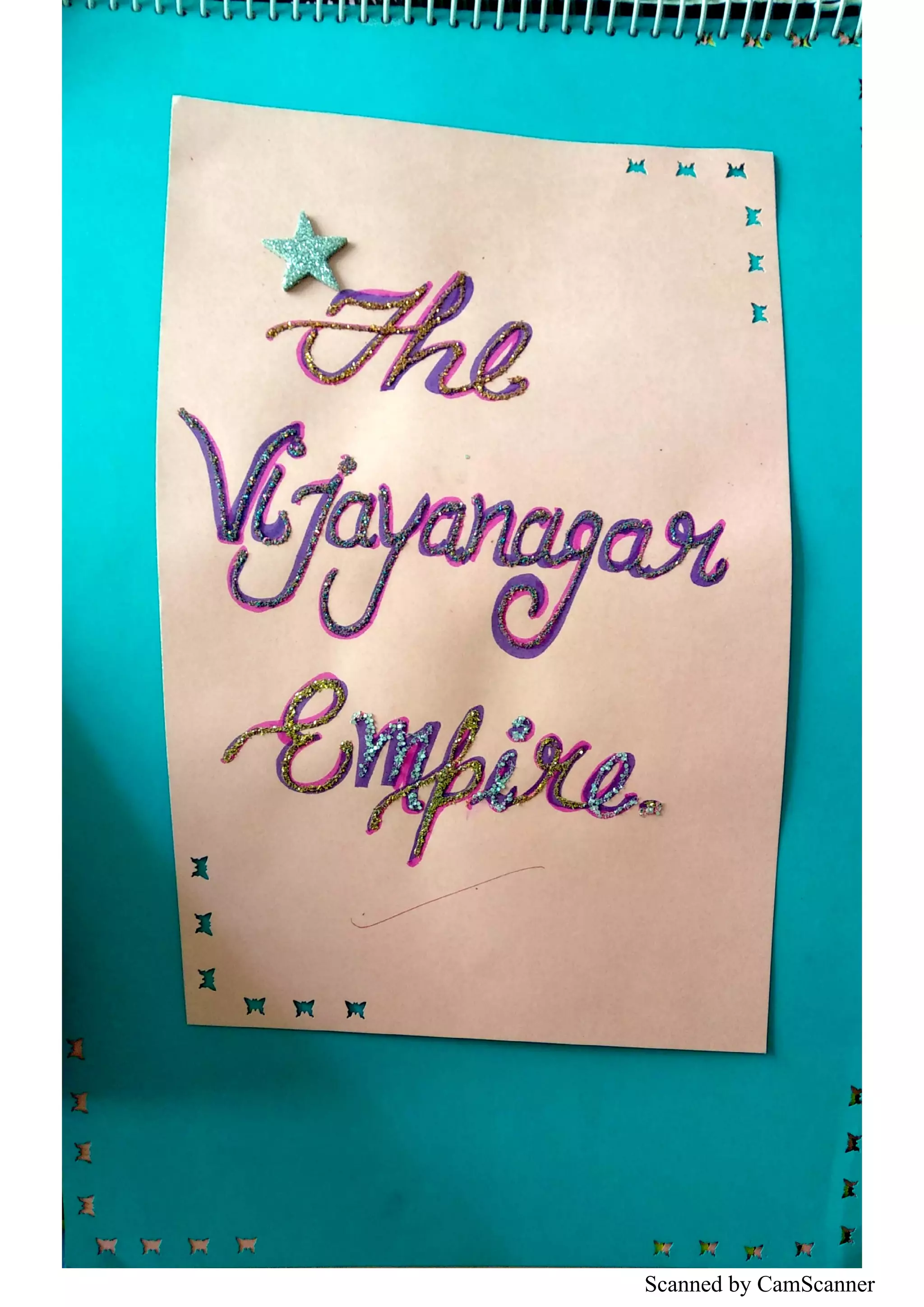 The vijayanagar empire History Project Class 12 CBSE | PDF