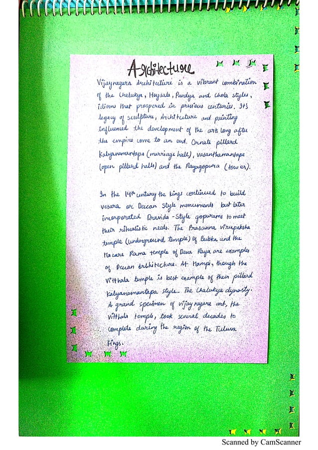 The vijayanagar empire History Project Class 12 CBSE | PDF