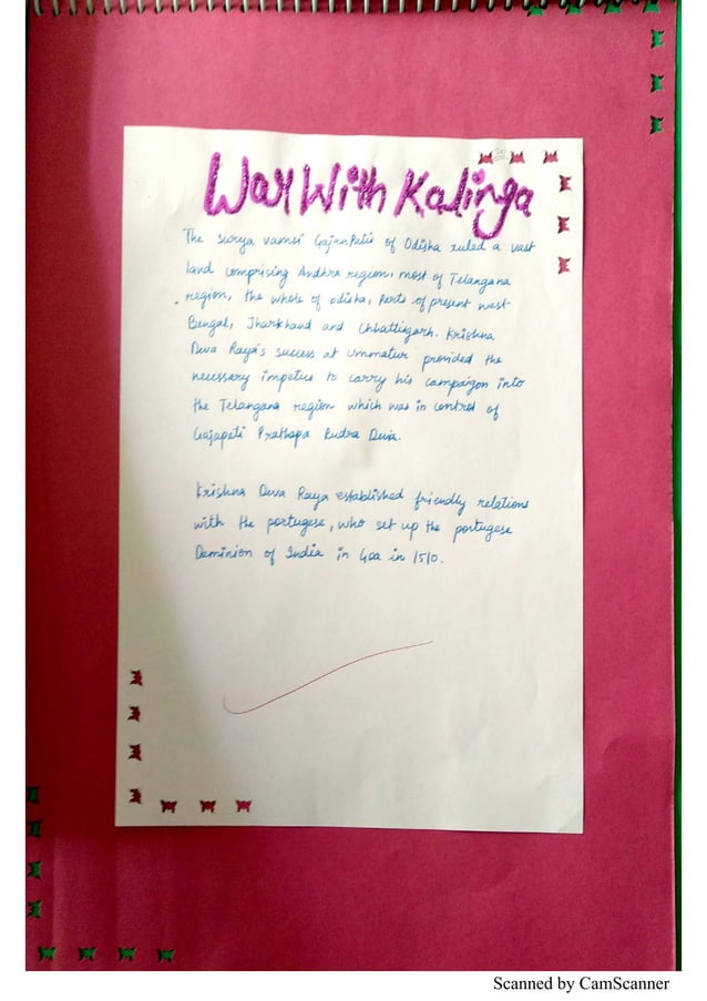 The vijayanagar empire History Project Class 12 CBSE | PDF