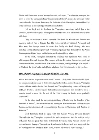 The viking age in european russia revised | DOC