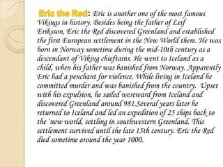 The viking civilization | PPTX