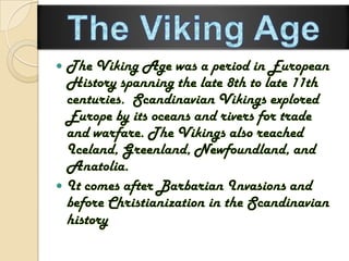 The viking civilization | PPT