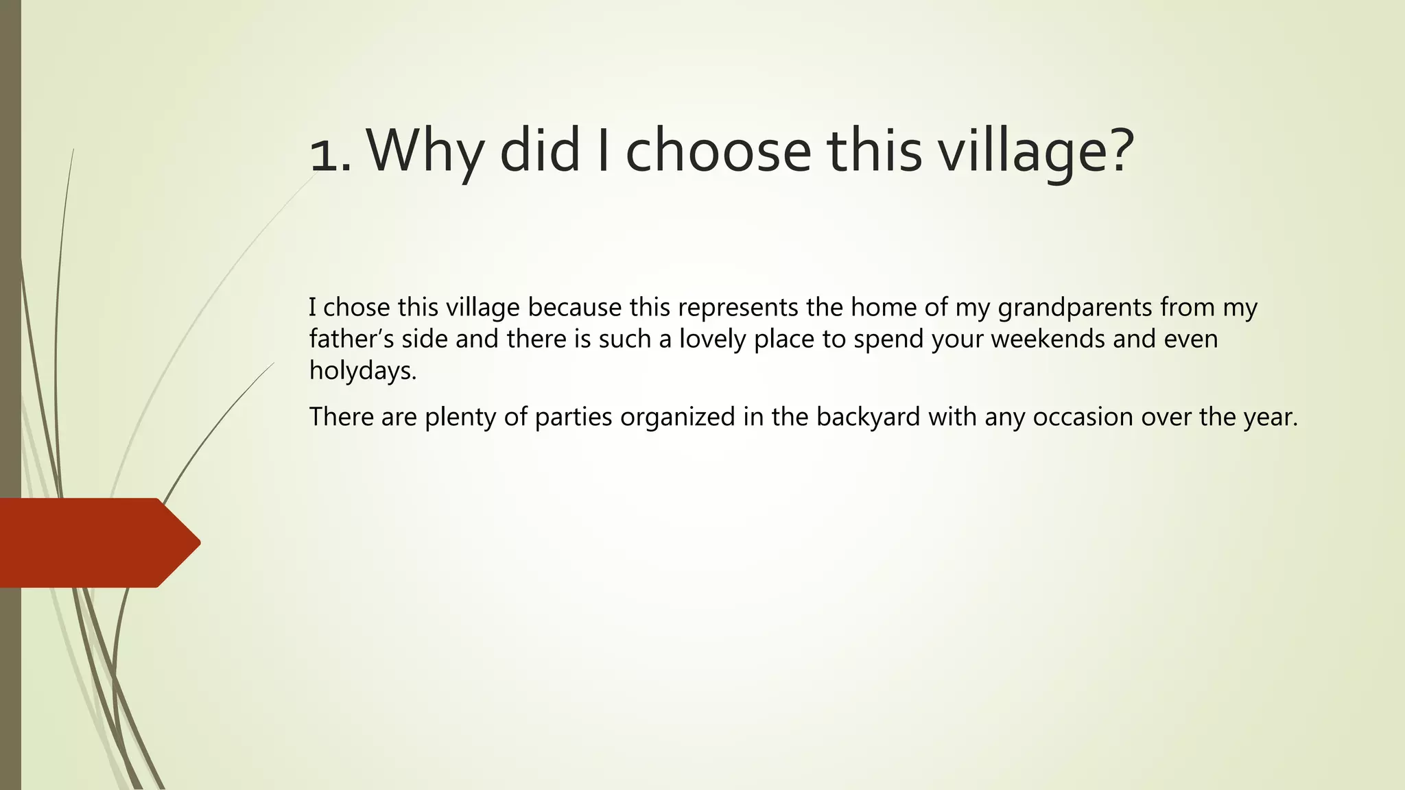 The village | PPT