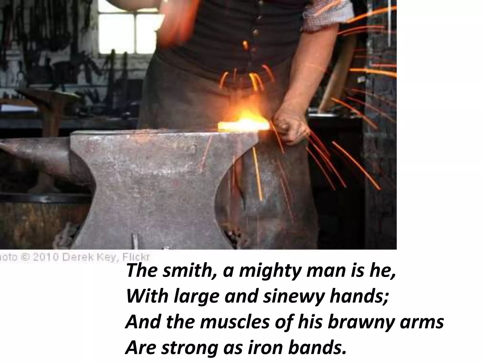 The village blacksmith | PPTX