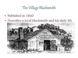 The village blacksmith | PPTX