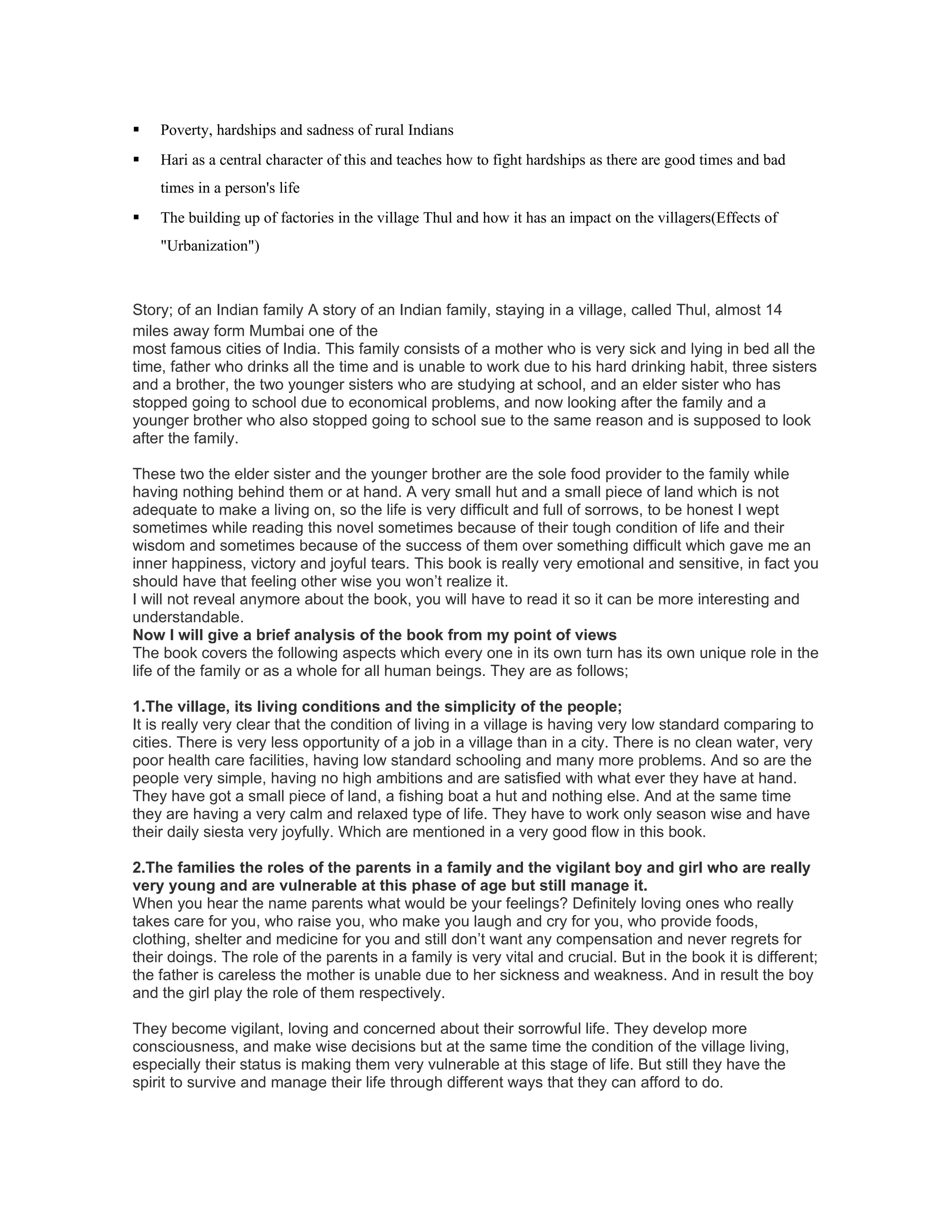 The village by the sea | DOC