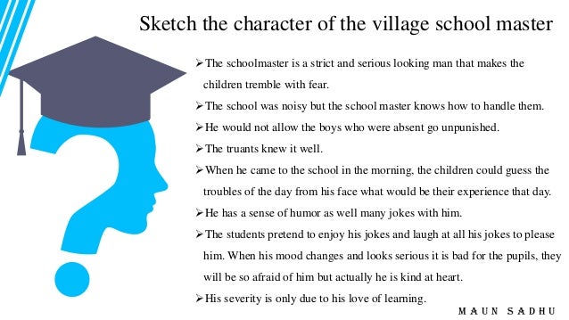 The village schoolmaster | PPT