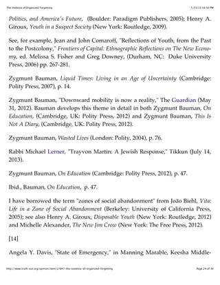 The violence of organized forgetting | PDF