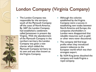 The Virginia Company | PPT | Free Download