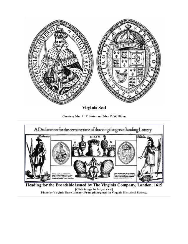 The Virginia Company of London 1606-1624