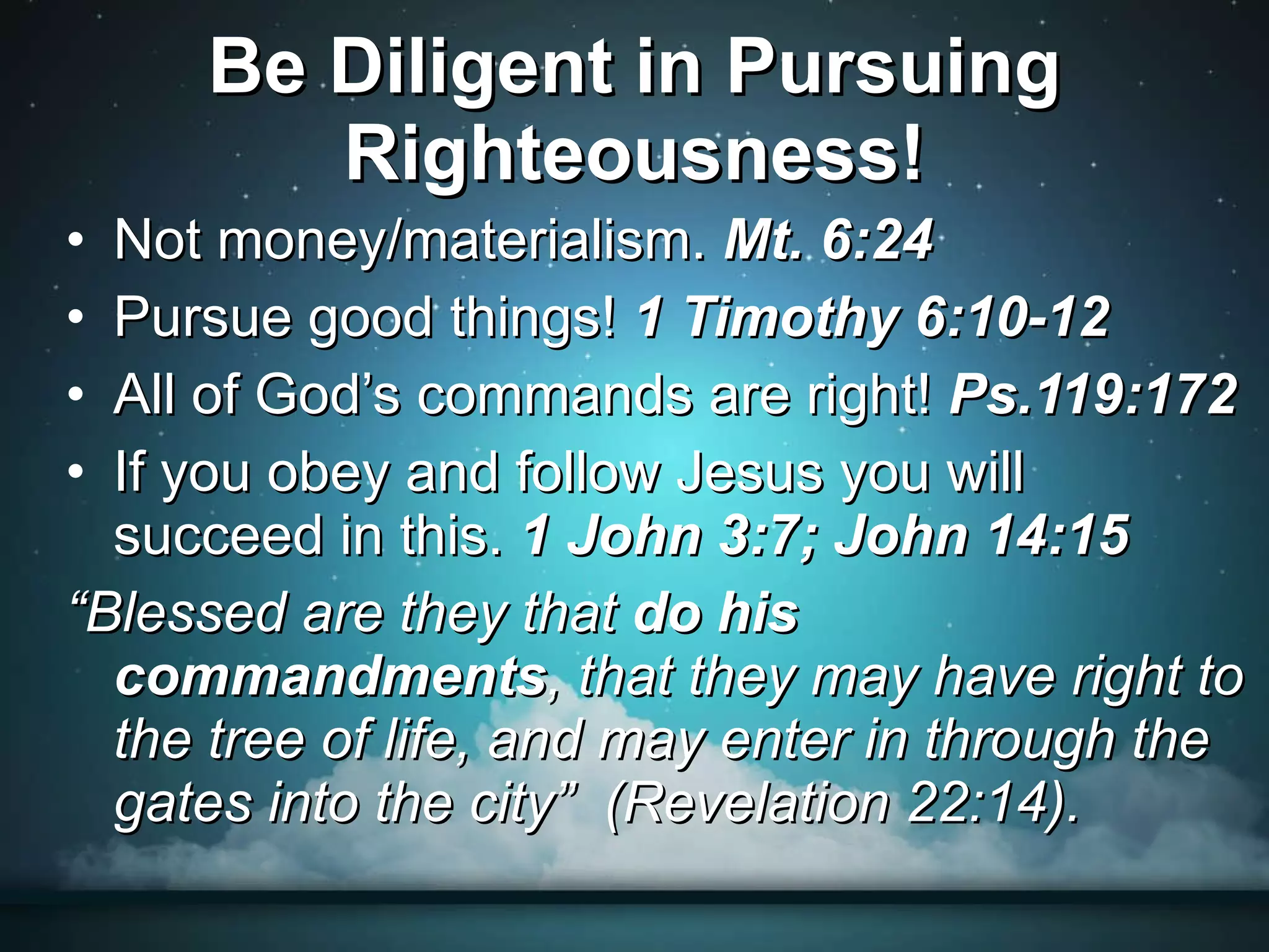 The virtue of diligence | PPT
