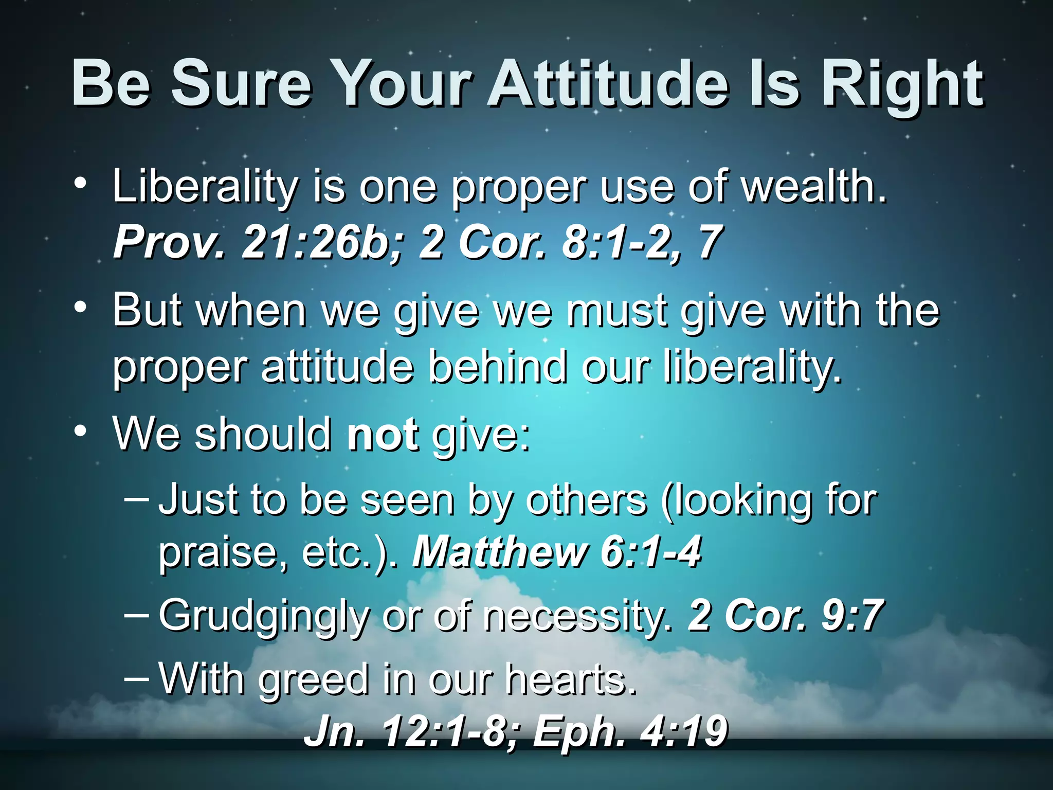 The virtue of liberality | PPT