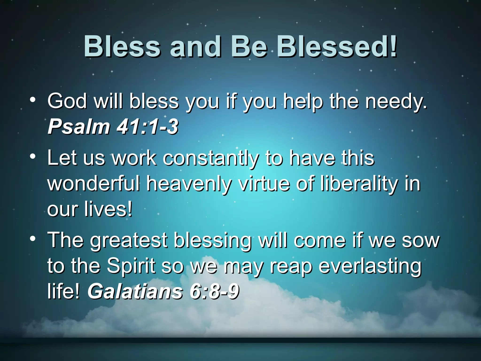 The virtue of liberality | PPT