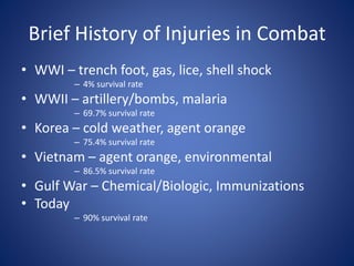 The visible and invisible wounds of today's veterans | PPTX | Death ...