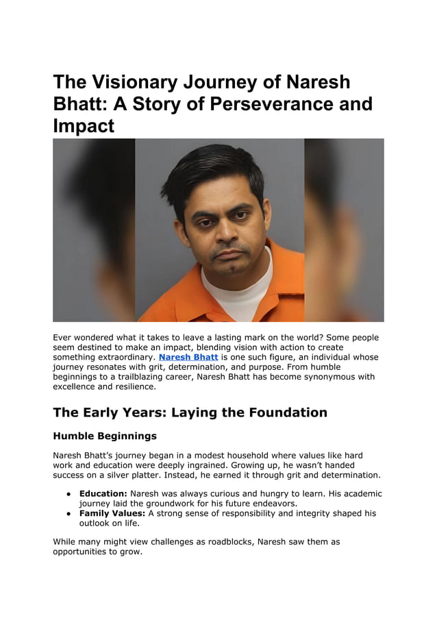 The Visionary Journey of Naresh Bhatt_ A Story of Perseverance and ...