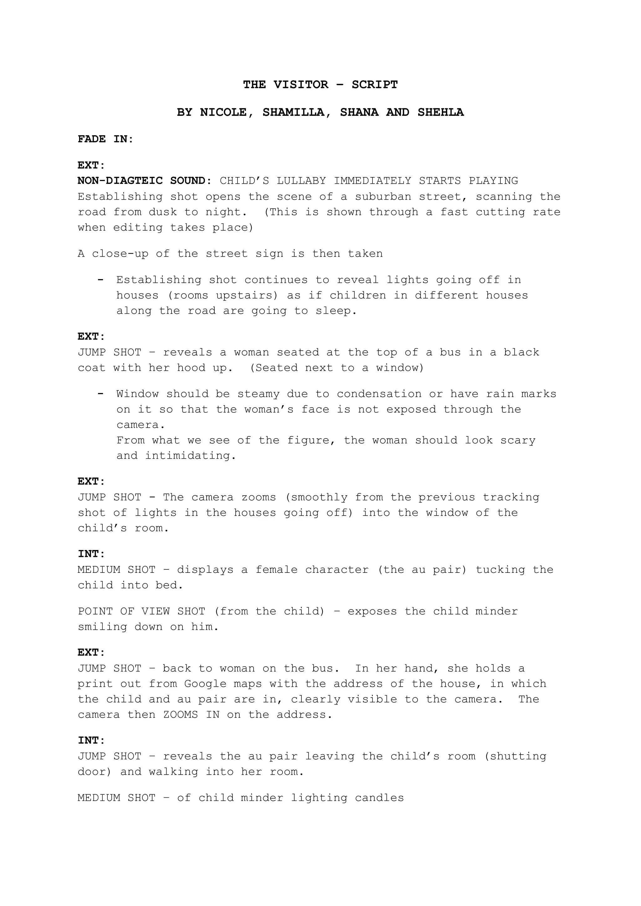 THE VISITOR - FINAL SCRIPT | DOCX